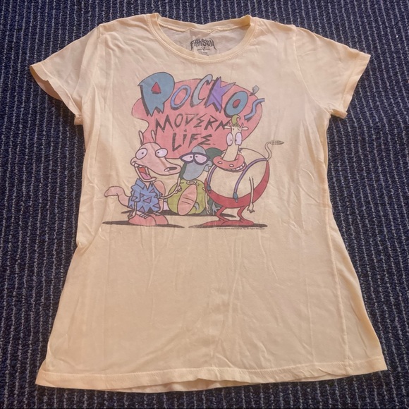 Nickelodeon | Tops | Nickelodeon Rockos Modern Life Womens Short Sleeve ...